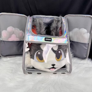 Large Waterproof Furhead Backpack,perfect for Cosplay,kig Kemono ...