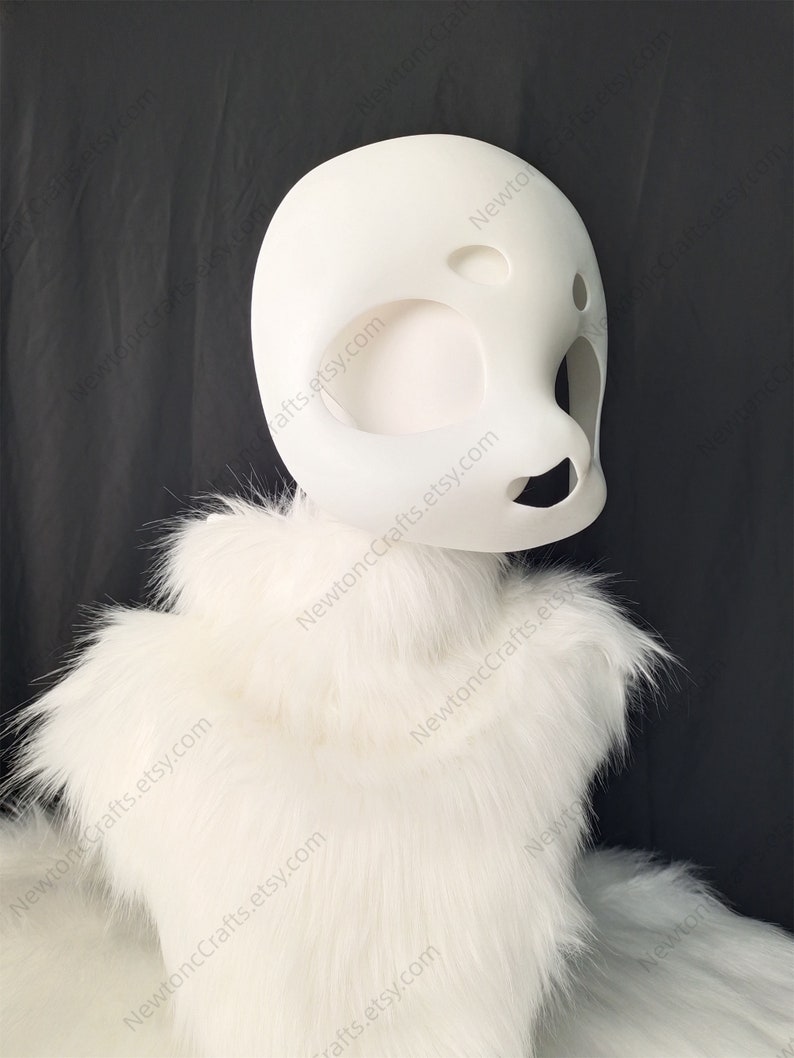 Cute Kig Head Base, 3D Printed Fursuit Mask Base, Kigurumi Furry Head ...