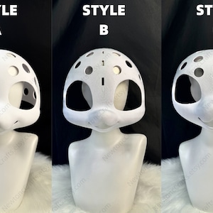 3D Printed Fursuit Head Base, Cosplay Mask, EVA Ears - Etsy