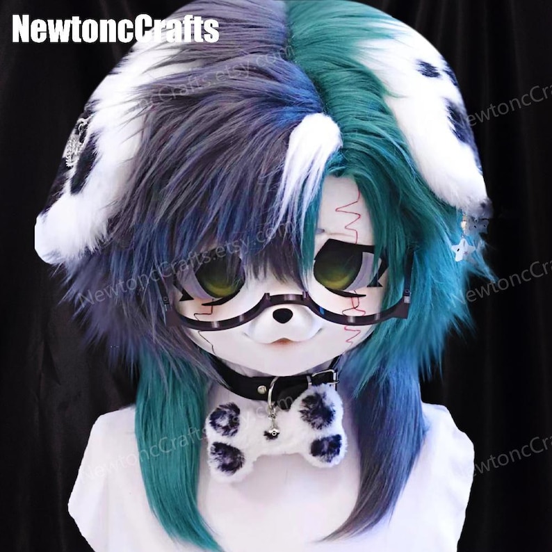 Furry Commission,custom Kemono/kig Fursuit Mask,free Ref Sheet ...