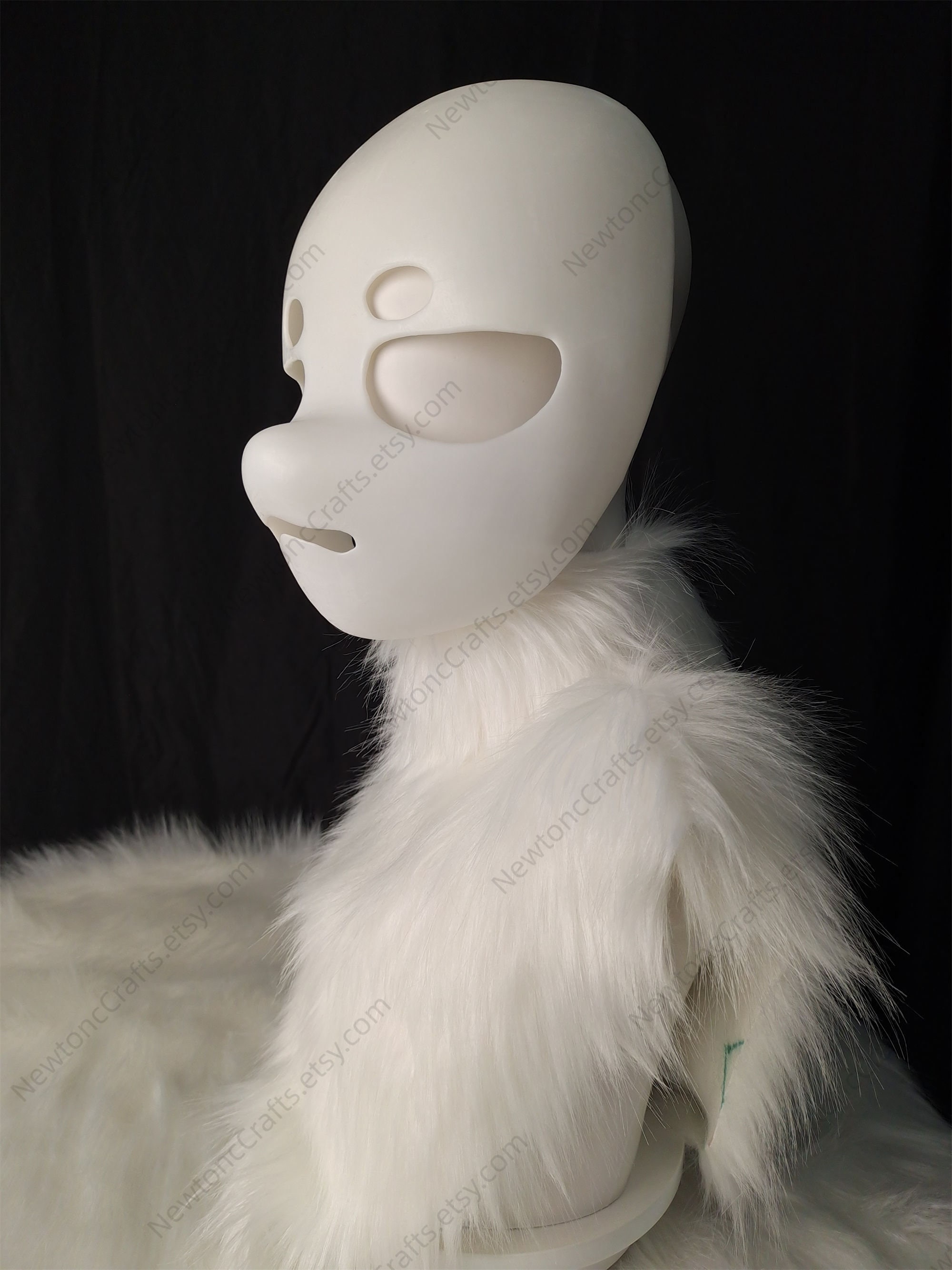 Custom Kig Head Base, 3D Printed Fursuit Mask Base, Kigurumi Furry Head ...