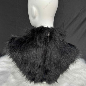 Custom Color Fursuit Scarf, Furry Neck Cover, Kigurumi Neck Bib, Faux ...