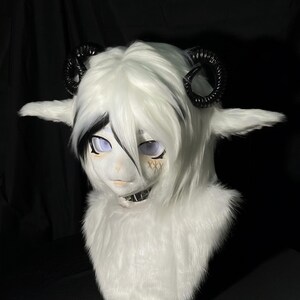 Goat Boy - Pre Made Kig Head Fursuit Mask Kigurumi Head, Kig Head Mask ...