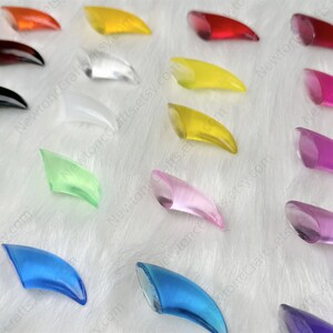 20 COLORS Fursuit Claws, Furry Nails, Handmade Colorful Furry Animal ...