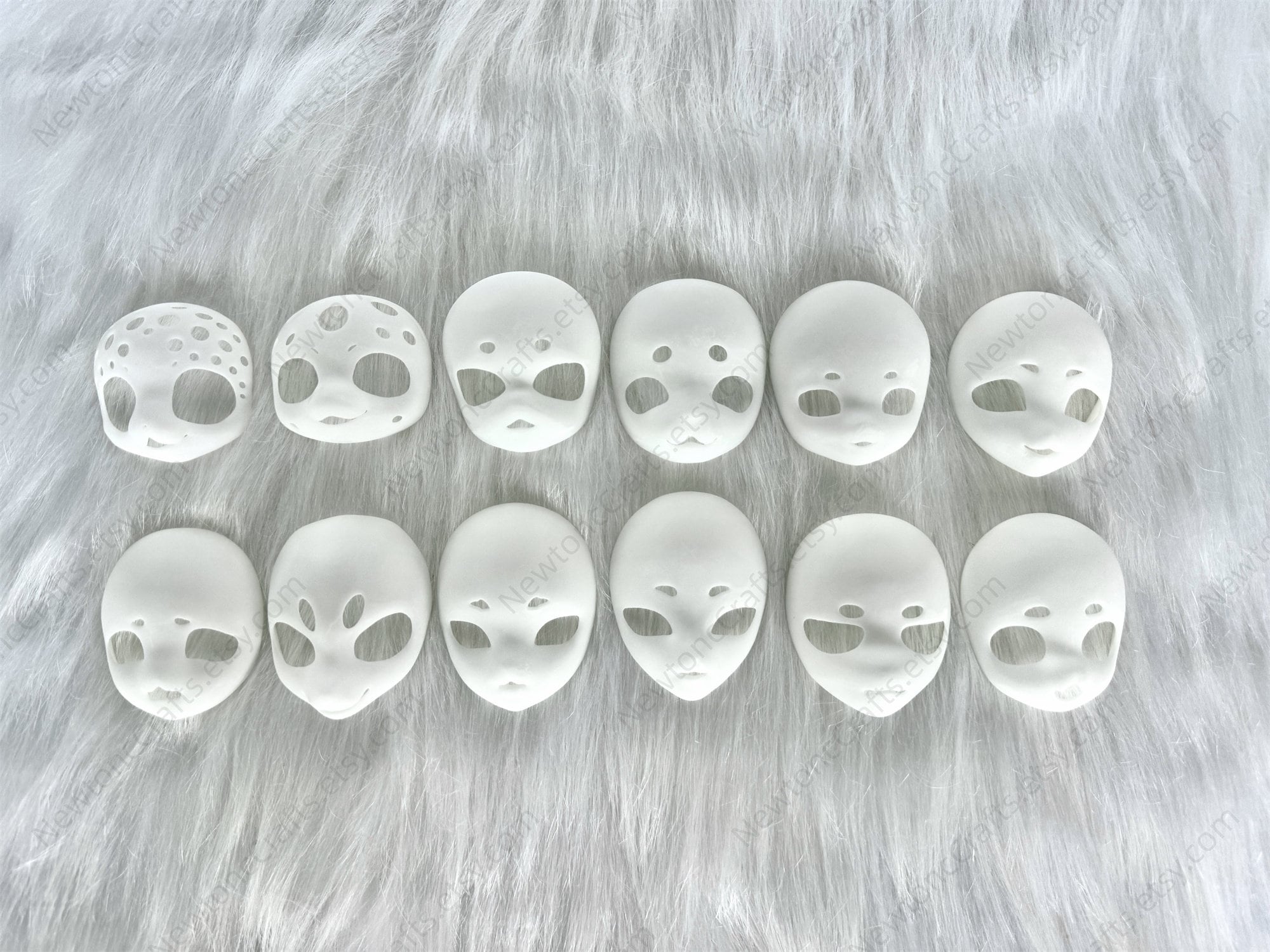 12 Styles Mini Head Base, Fursuit Head Base, Furry Mask, Fursona Head ...