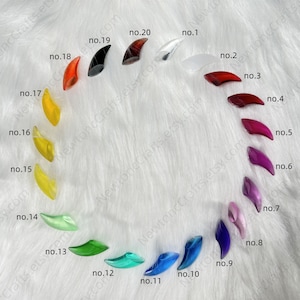 20 Colors! Fursuit Claws, Furry Nails, Handmade Colorful Furry Animal ...