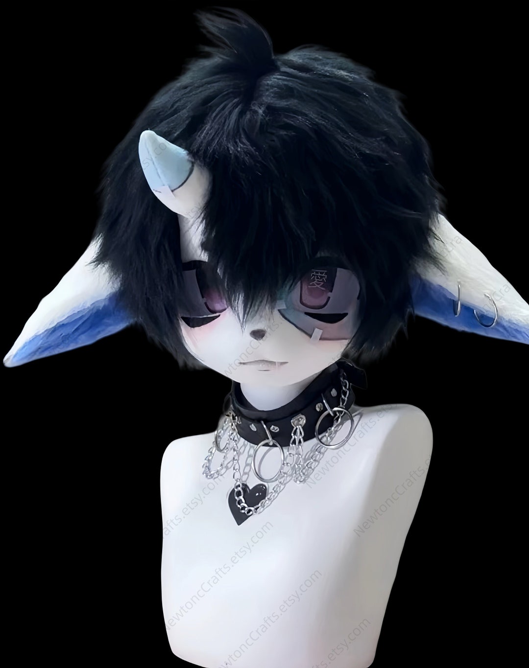 Blue Unicorn - Premade Kig Head Fursuit Mask Kigurumi Head, Kig Head ...