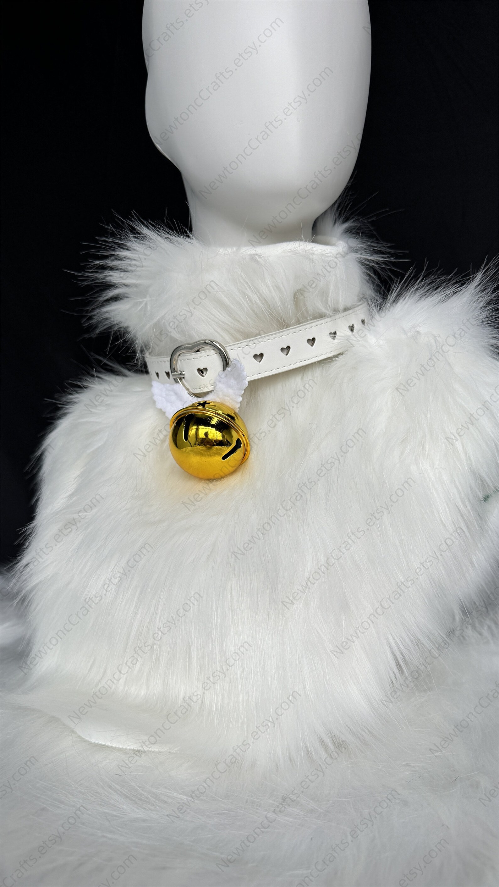 Fursuit Leather Choker, Jingle Bell, Furry Cosplay Accessories - Etsy