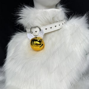 Fursuit Leather Choker, Jingle Bell, Furry Cosplay Accessories - Etsy
