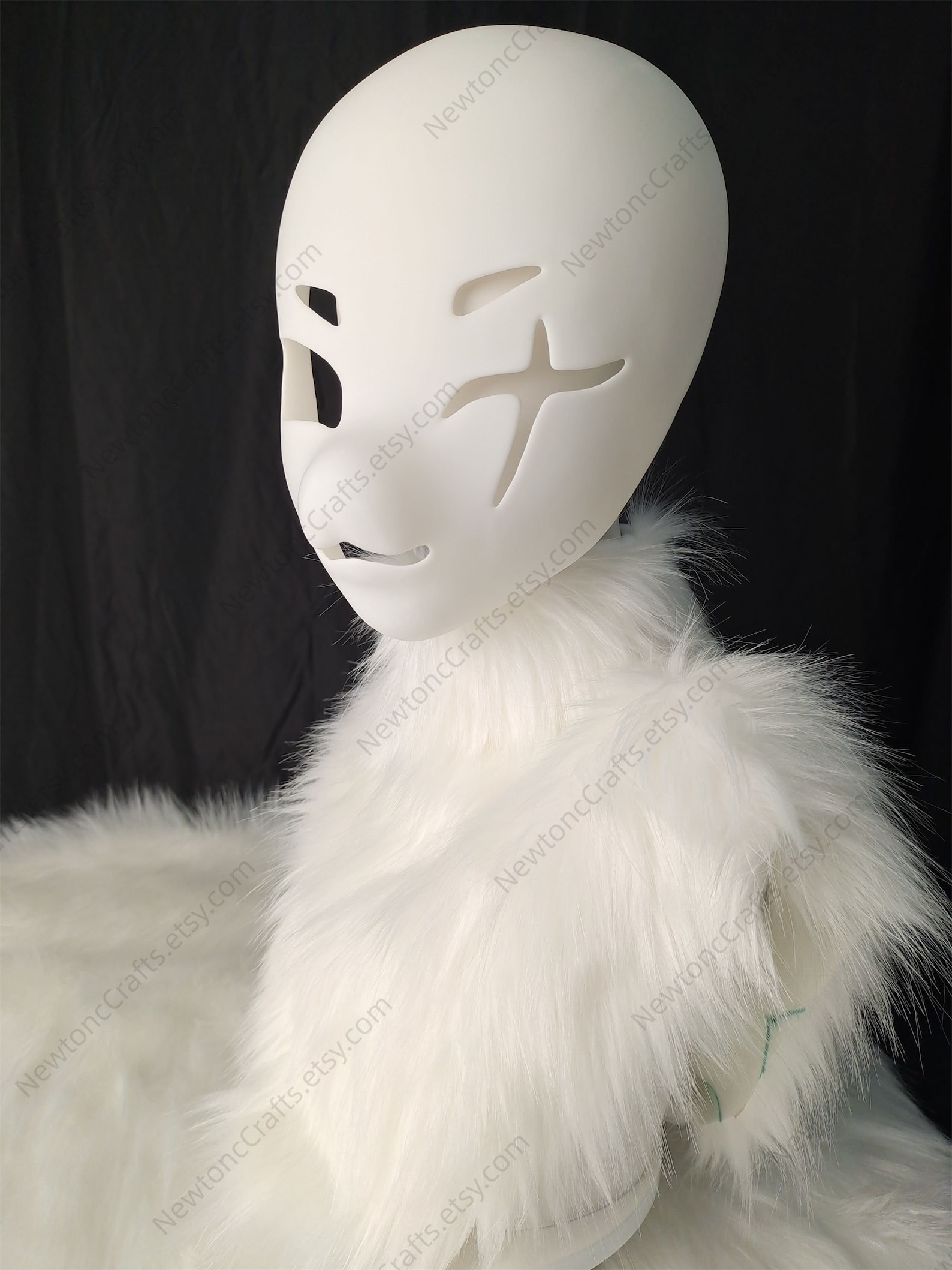 Scar Swordsman Head Base, 3D Printed Fursuit Mask Base, Kigurumi Furry ...