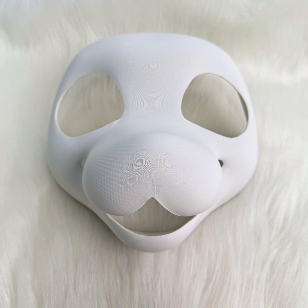 3D Printed Fursuit Head Base, Kemono Furry Mask, Fursuit Headbase - Etsy UK