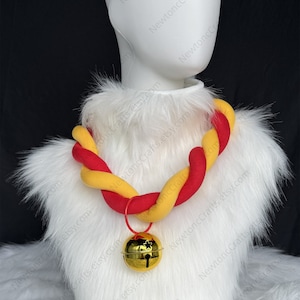 Custom Fursuit Collar With Jingle Bell, Cute Furry Accessories, Furry ...