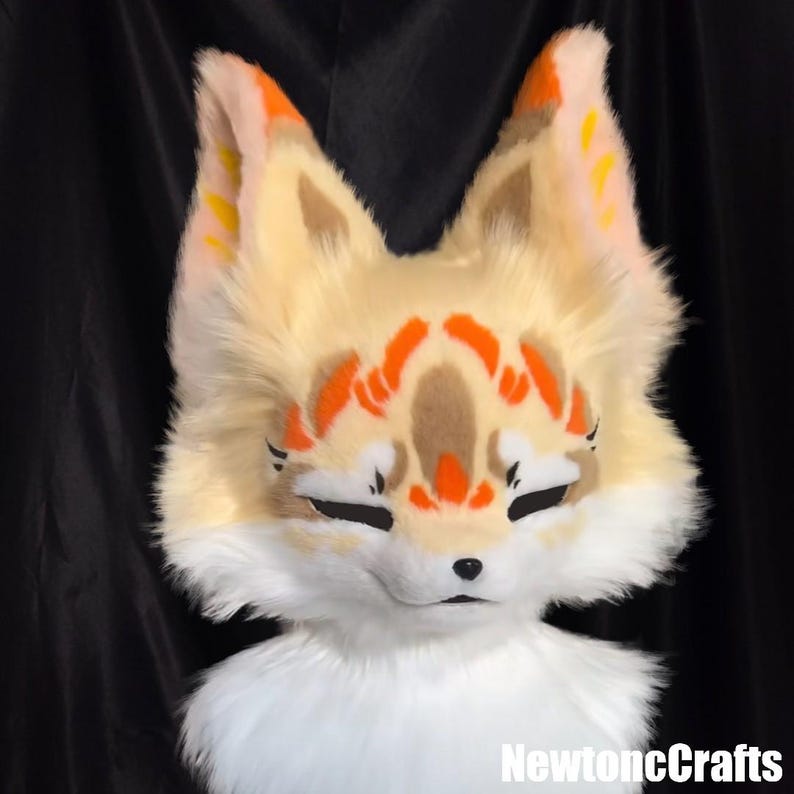 Custom Kemono Fursuit Mask, Free Design, Personalized Furry Costume ...