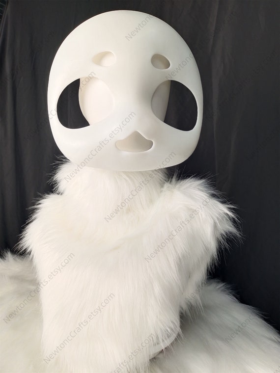 Fursuit Head 3D Printed Base Mask - Full Face Furry Cosplay Mask For ...