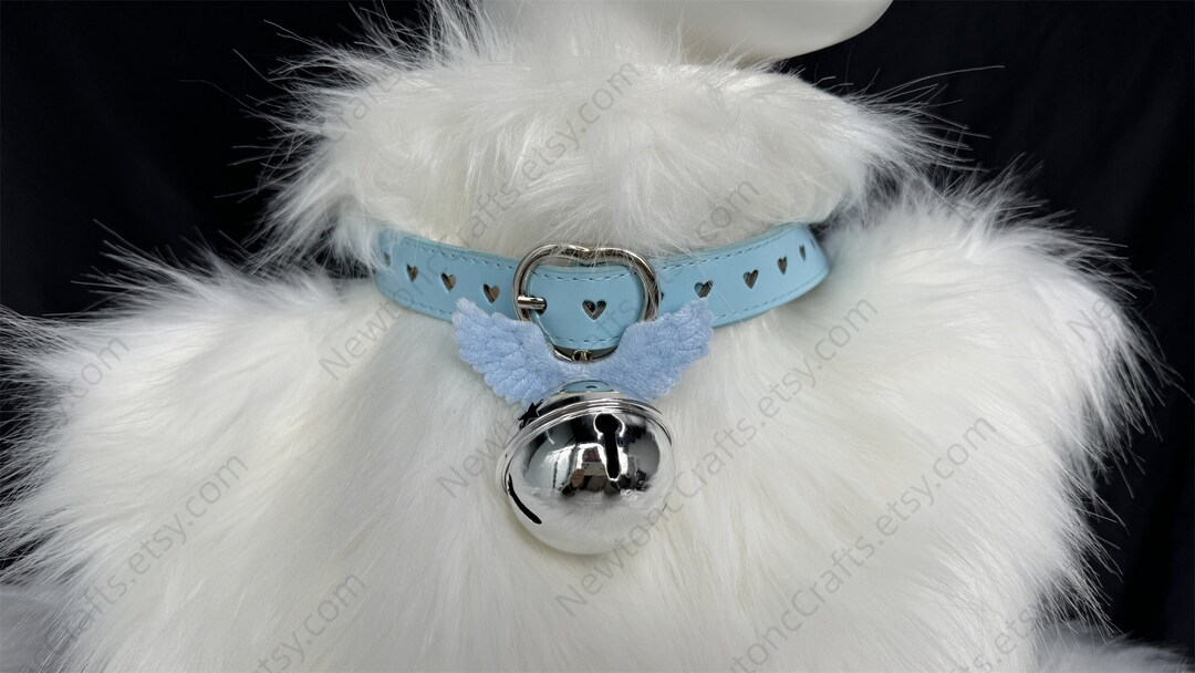 Fursuit Leather Choker, Jingle Bell, Furry Cosplay Accessories - Etsy