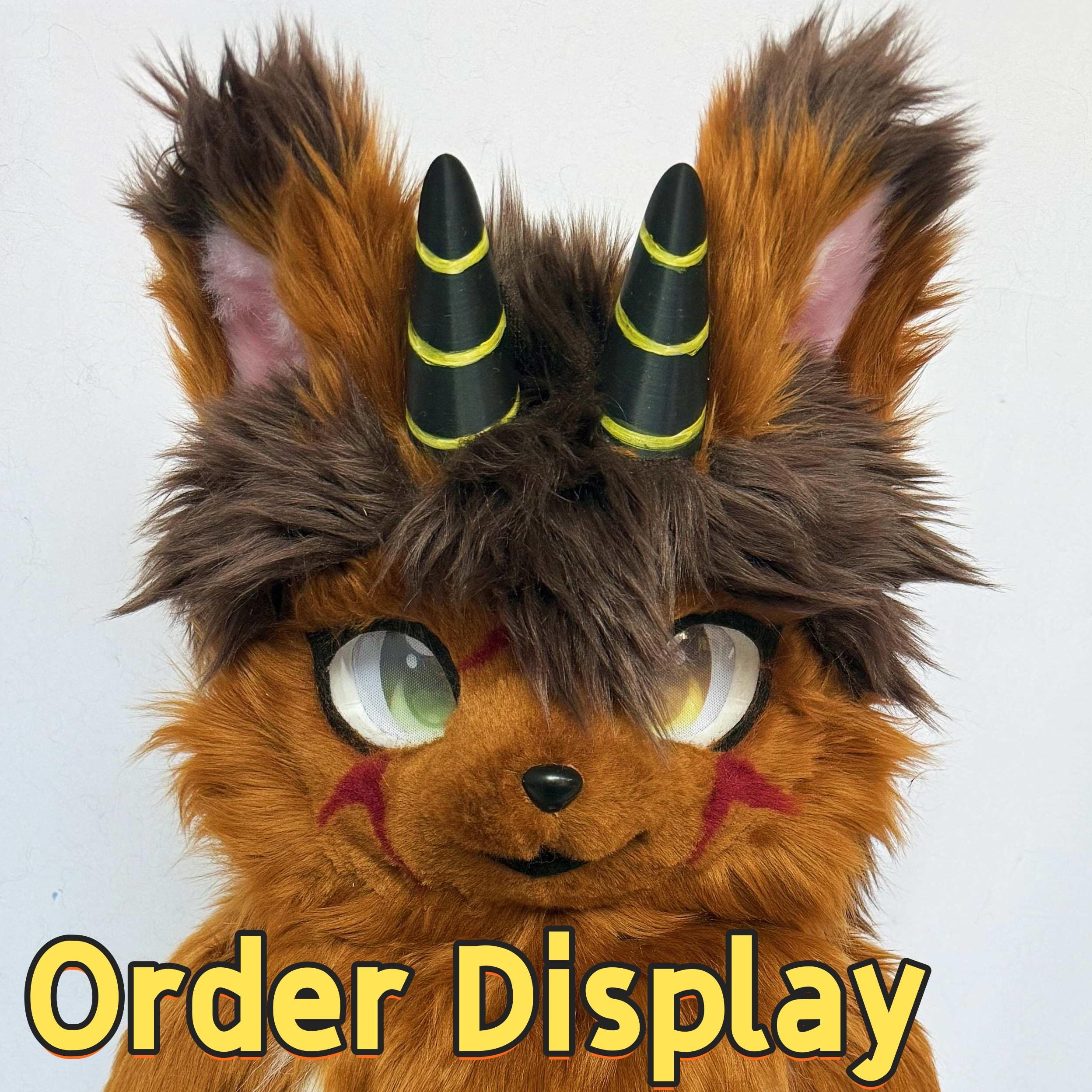 Custom 3D Printed Fursuit Horns, Cosplay Accessory - Etsy