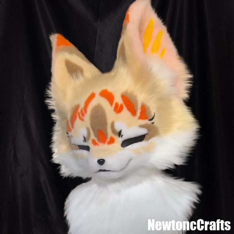 Custom Kemono Fursuit Mask, Free Design, Personalized Furry Costume ...