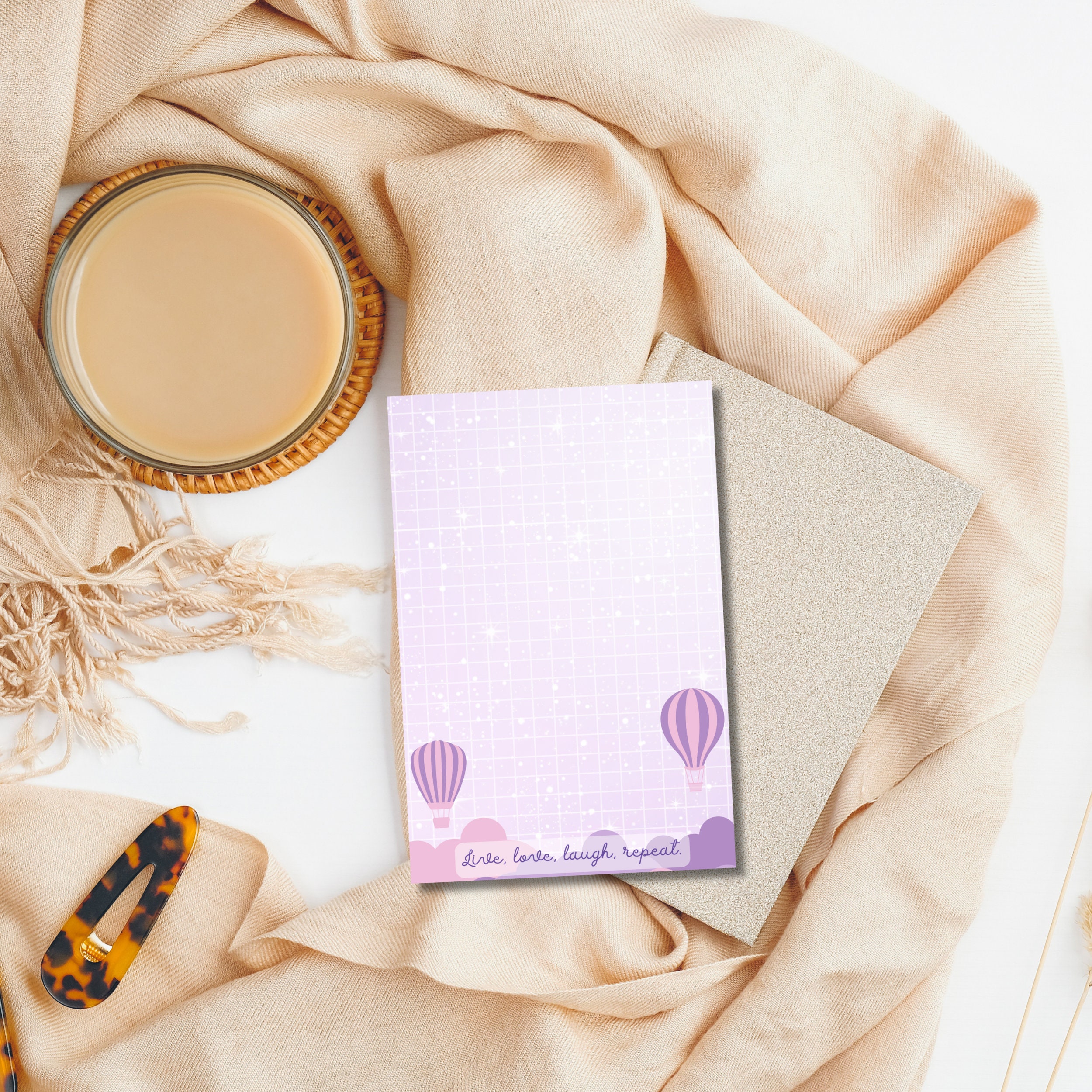 Printable Memo Pad, Lofi Printable Notepad, Positive Affirmation ...