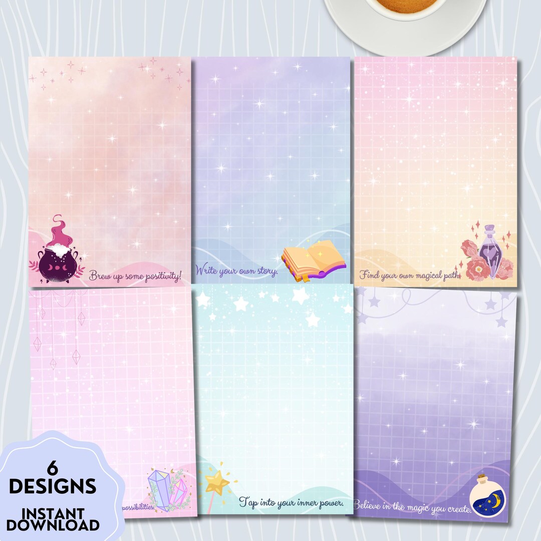 Magic Notepad, Cute Stationery, Magic Design, Positive Affirmation ...