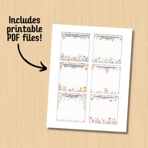 Bible Verses Notepad, Christian Notepad, Printable Notepad, Kawaii Memo ...