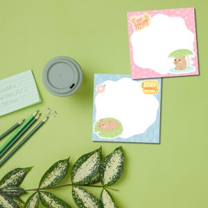 Capybara Print, Cute Capybara, Capybara Printable Notepad, Capybara ...