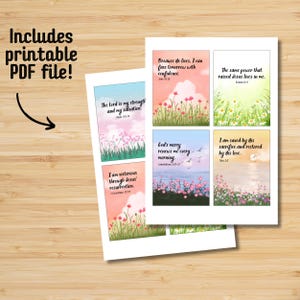 Easter Christian Affirmations, Bible Verses, Positive Affirmation Cards ...