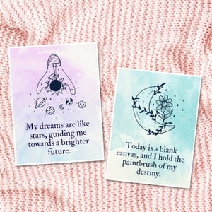 Watercolor Prints, Positive Affirmation, Affirmation Cards Printable ...