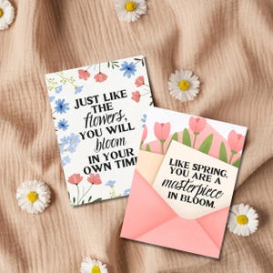 Spring Positive Affirmation Cards, Affirmation Cards Printable, Mental ...
