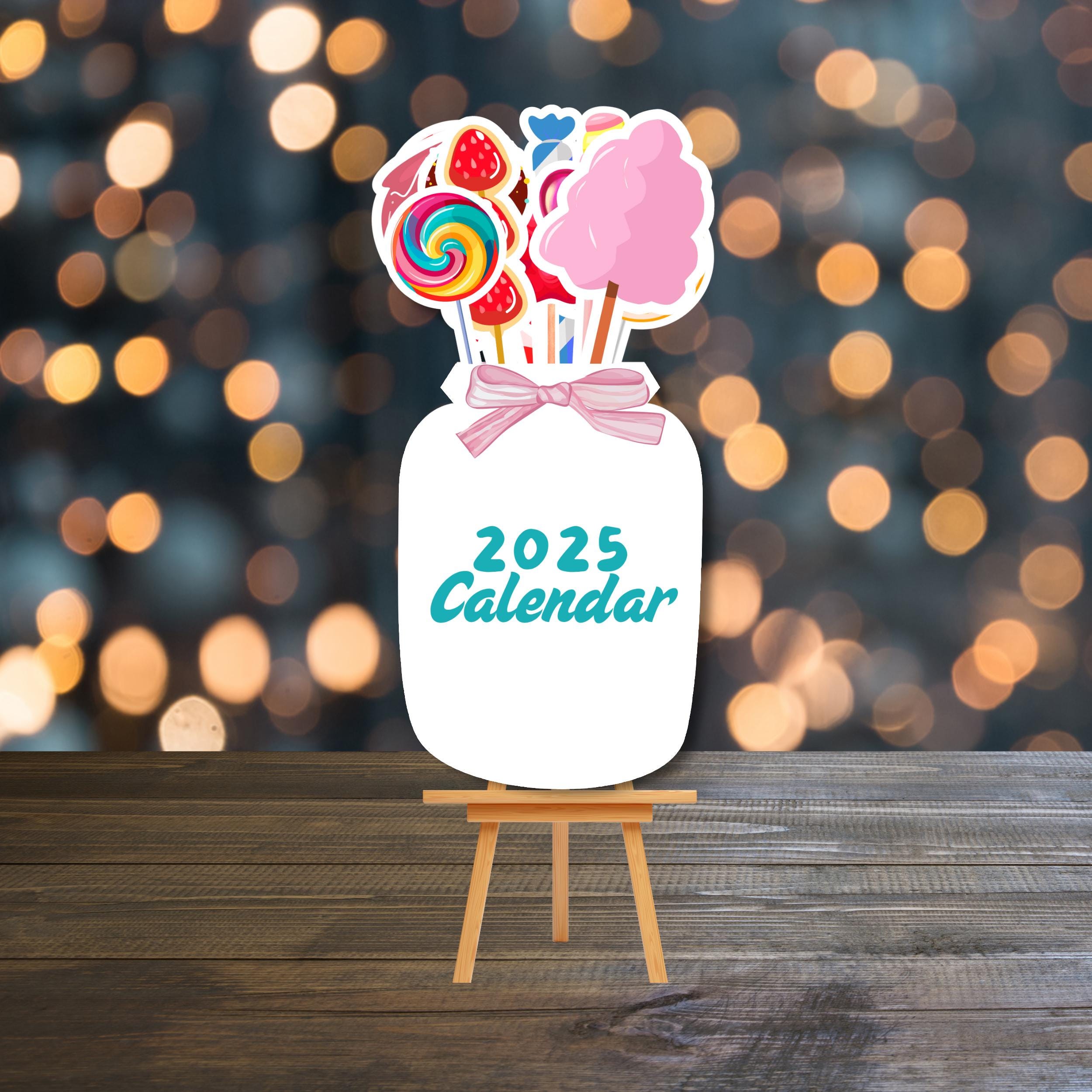 Candy Calendar, Printable Calendar, Cute Calendar, Calendar 2026 ...
