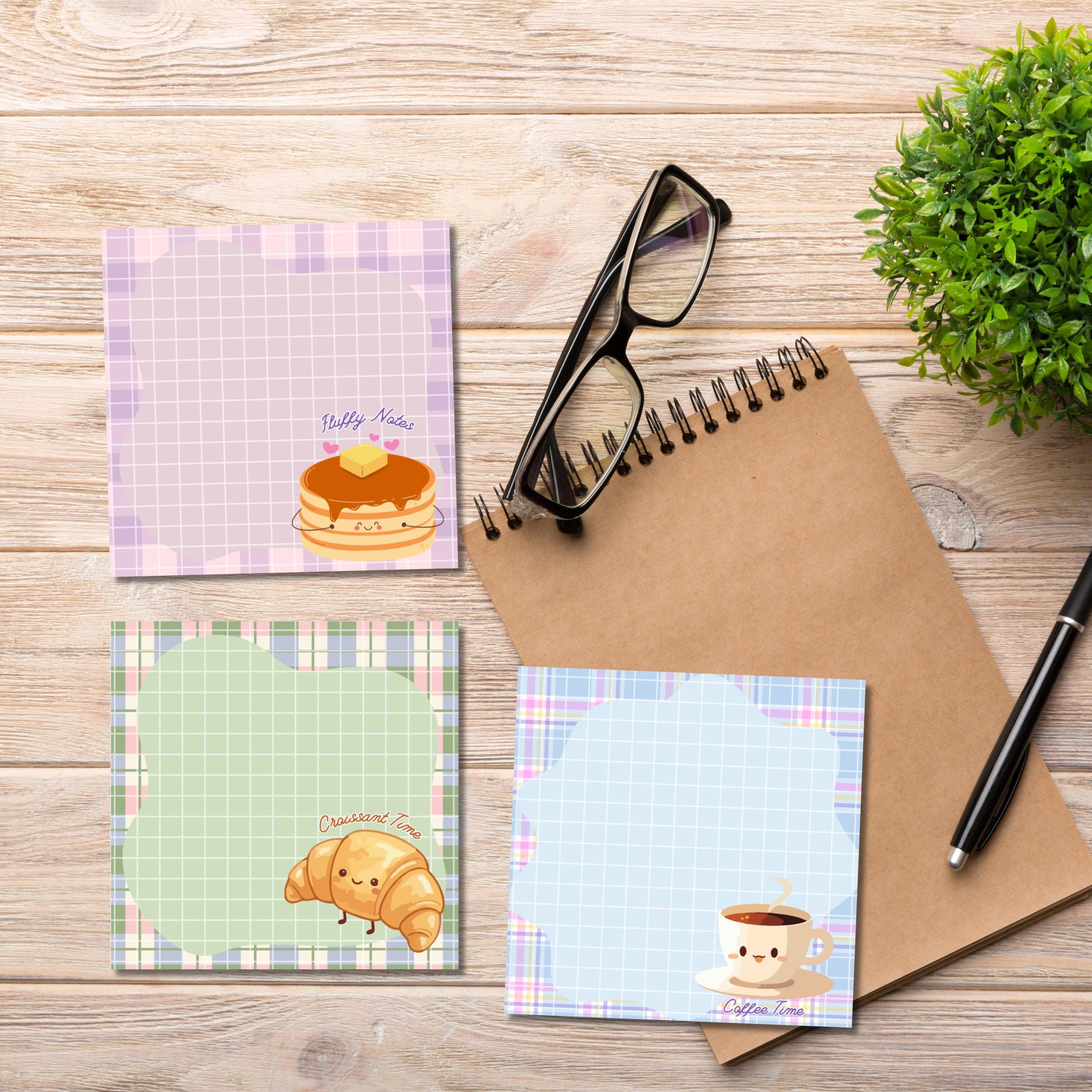 Cute Breakfast Notepad, Printable Notepad, Printable Memo, Cute ...