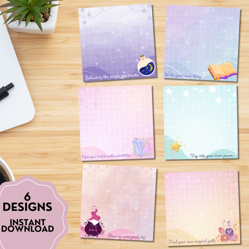 Positive Printable, Cute Stationery, Magic Design, Positive Affirmation ...