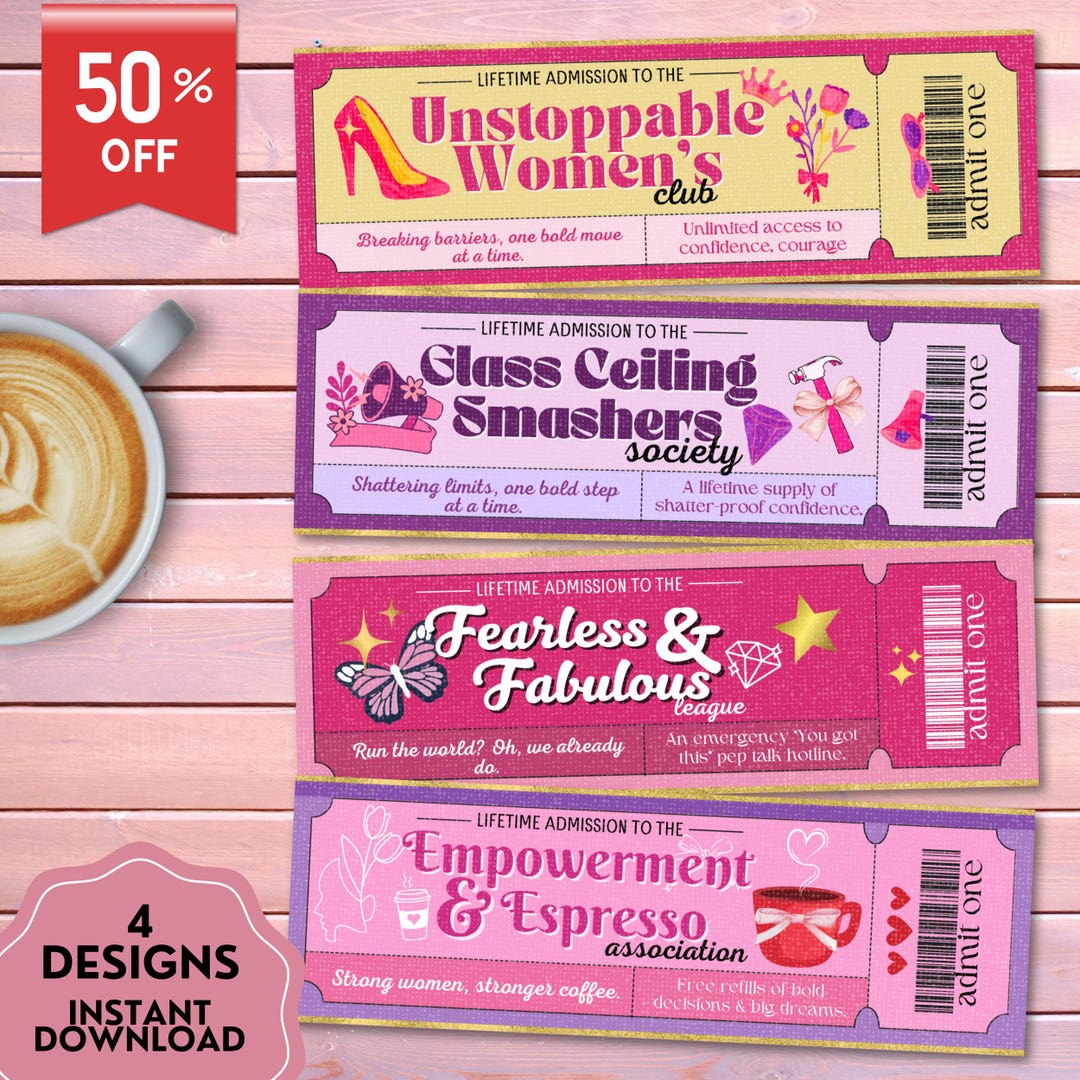 Woman Empowerment Bookmark, Printable Bookmarks, International Womens ...