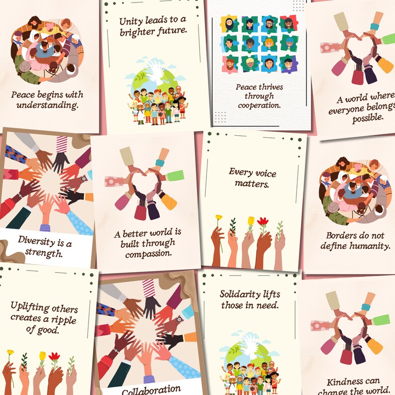 United Nations Card, Positive Affirmation Cards Printable, Positive ...