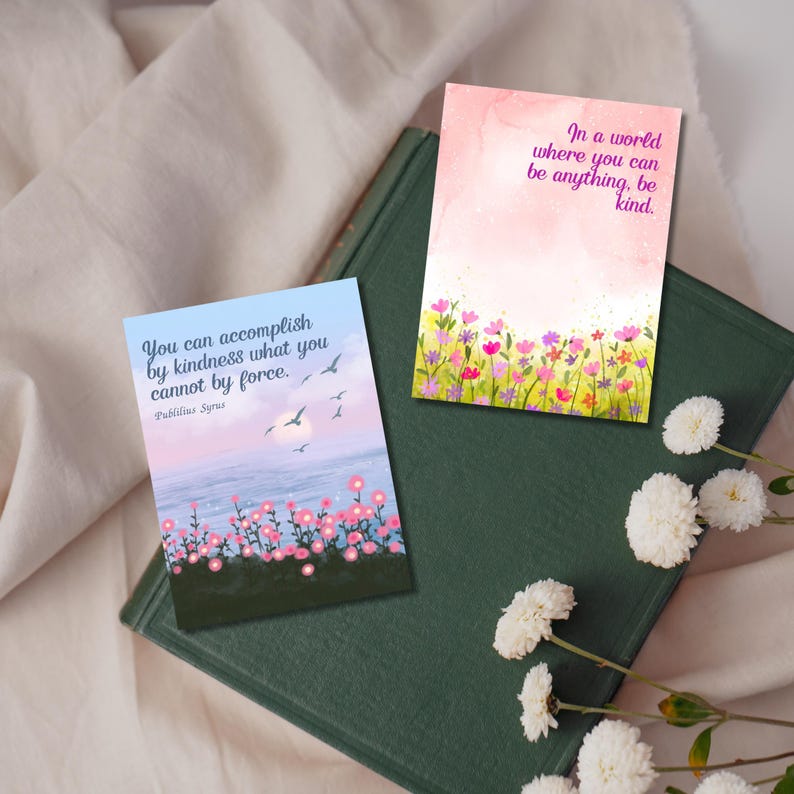 Kindness Quotes, Positive Affirmation Cards, Kindness Affirmation ...