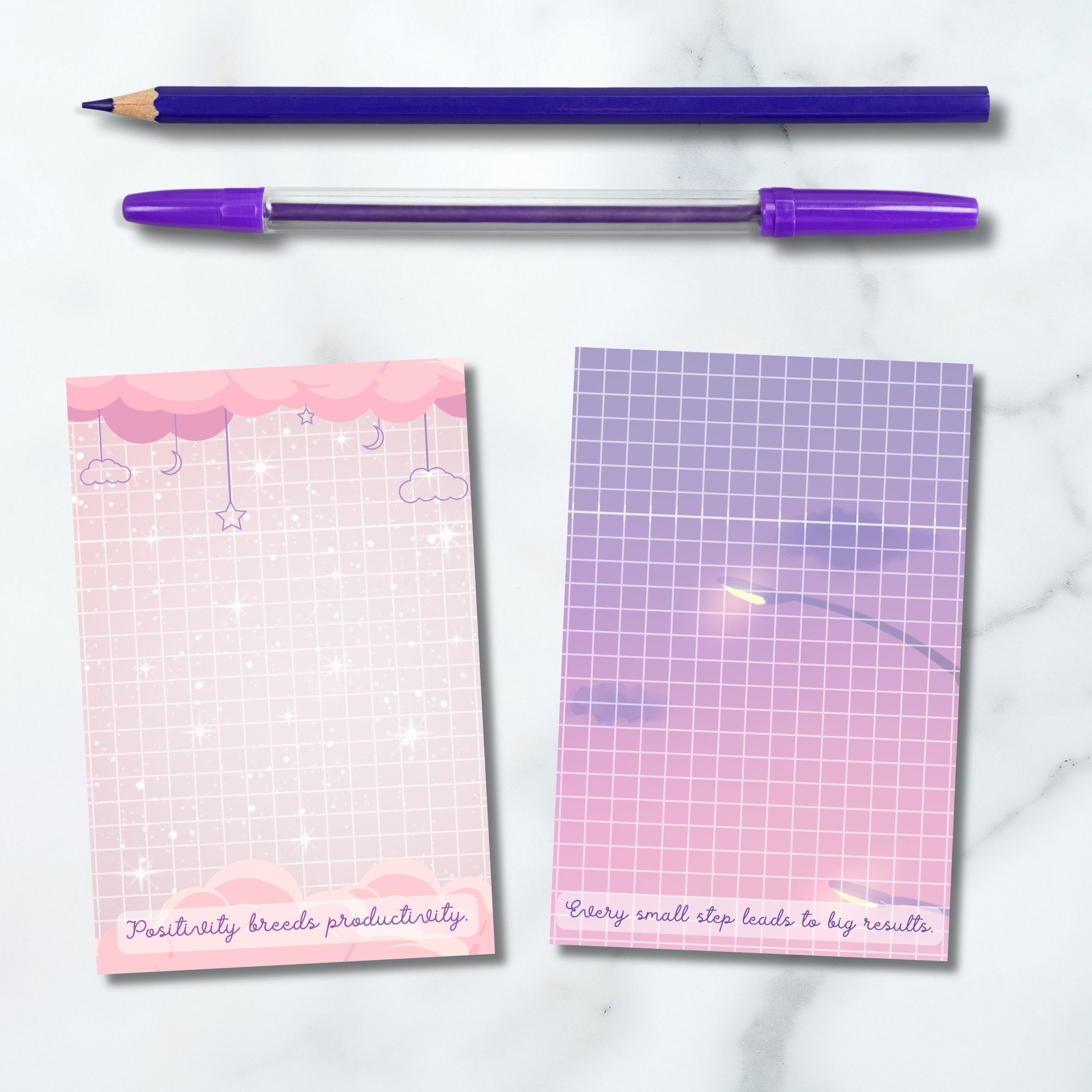 Printable Memo Pad , Lofi Printable Notepad , Positive Affirmation ...