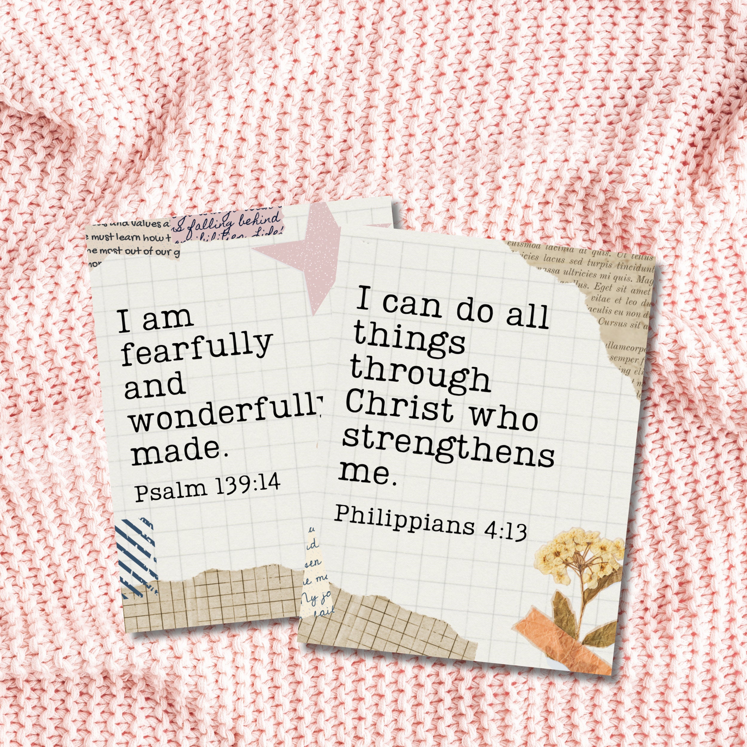 Christian Affirmations, Bible Verses, Positive Affirmation Cards ...