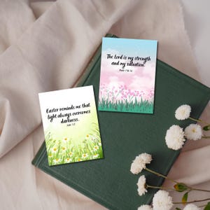 Easter Christian Affirmations, Bible Verses, Positive Affirmation Cards ...