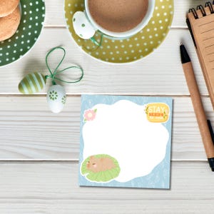 Capybara Print, Cute Capybara, Capybara Printable Notepad, Capybara ...