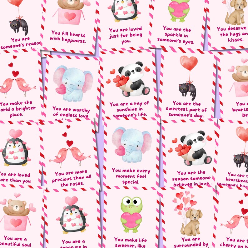 Cute Valentines Card, Positive Affirmation Cards, Affirmation Card ...