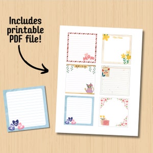 Mothers Day Printable Memo Pad , Mother Printable Notepad , Printable ...