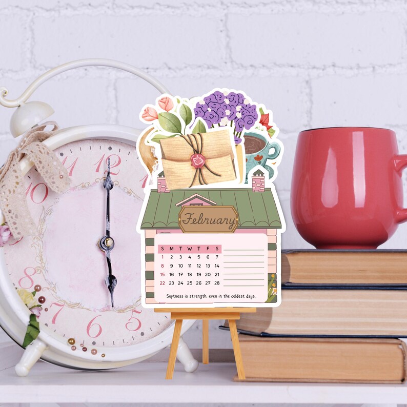 2026 Calendar, Cottagecore Calendar, Printable Calendar, Cute Calendar ...