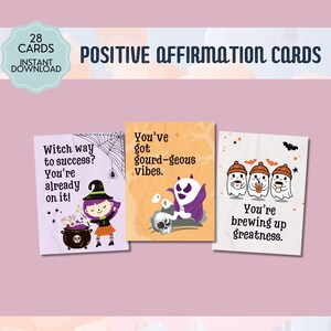 Halloween Cards, Funny Affirmations, Positive Affirmation Cards ...