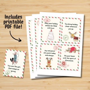 Christmas Positive Affirmation Cards, Affirmation Cards Printable ...