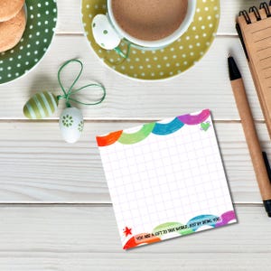 Pride Month Notepad, Printable Notepad, Cute Stationery, Kawaii Memo ...