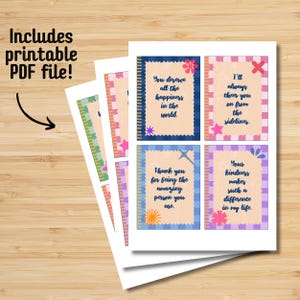 Friendship Affirmation Card, Positive Affirmation Card Printable ...