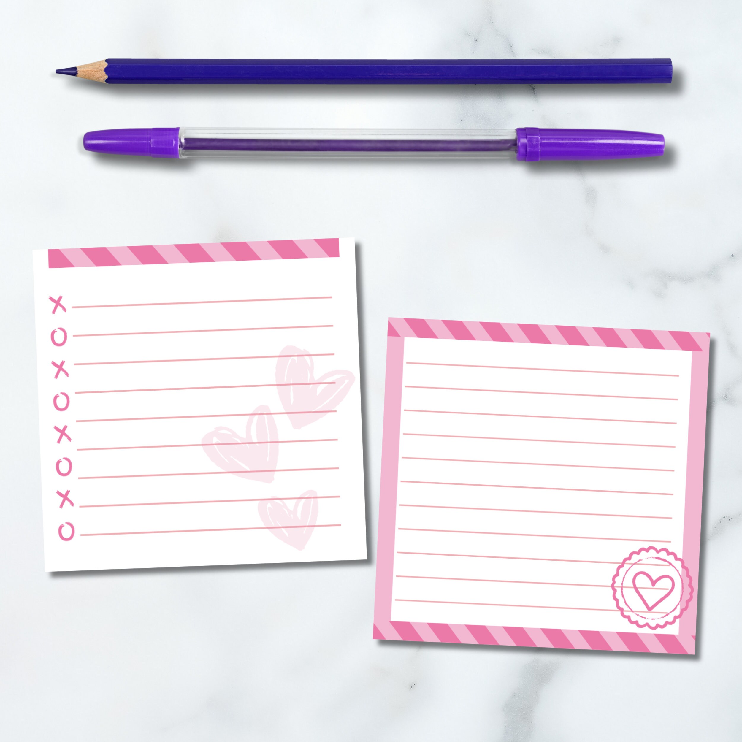 Printable Memo Pad , Valentines Love Letter Printable Notepad ...