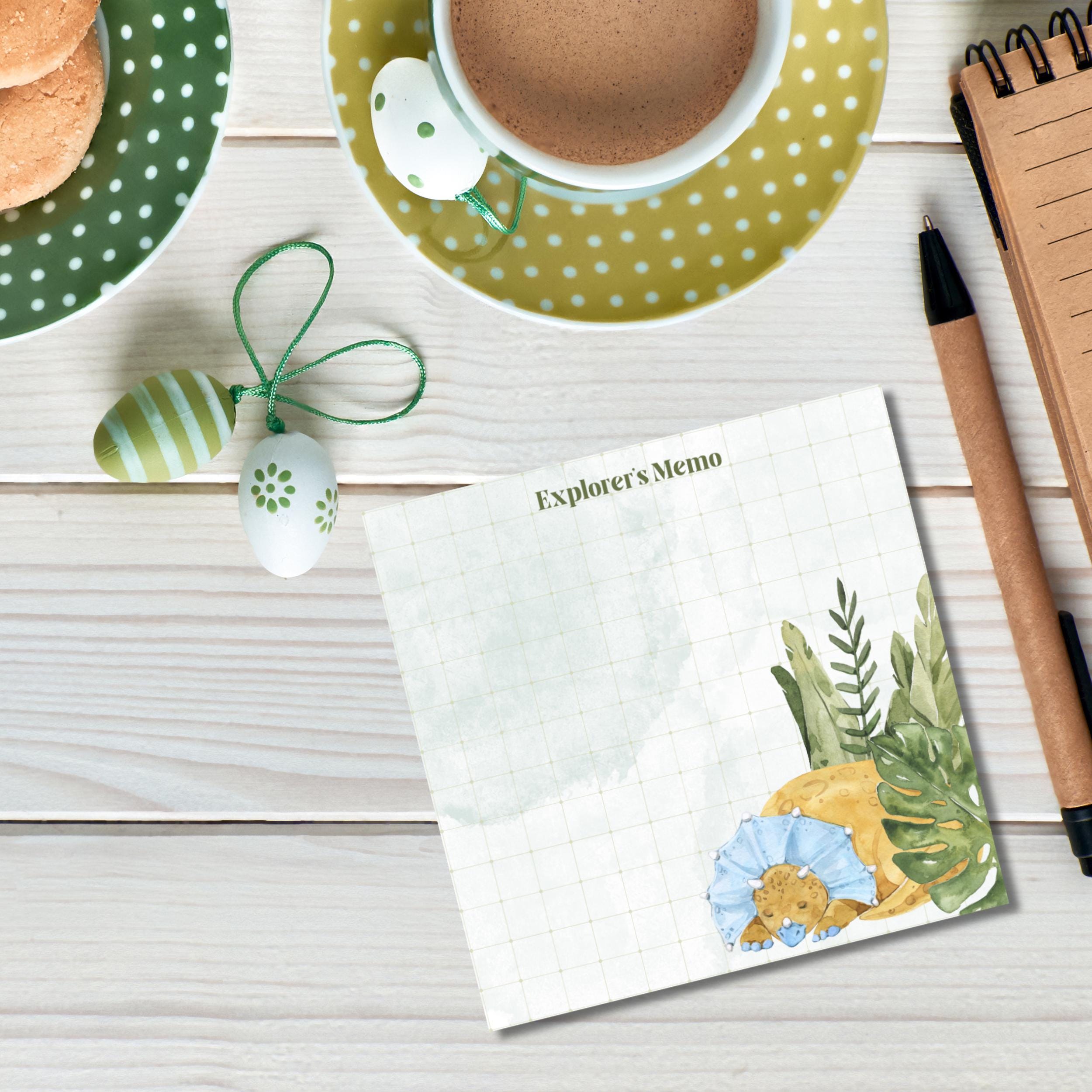 Jurassic Notepad, Dinosaur Print, Printable Notepad, Cute Stationery ...