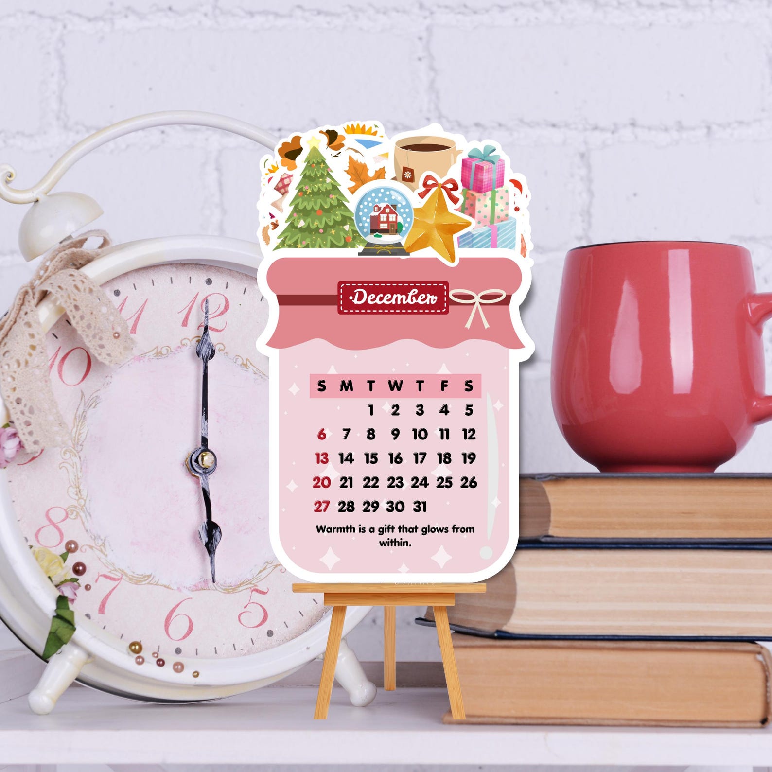 Seasons in a Jar, 2026 Calendar, Jar Calendar, Printable Calendar, Cute ...