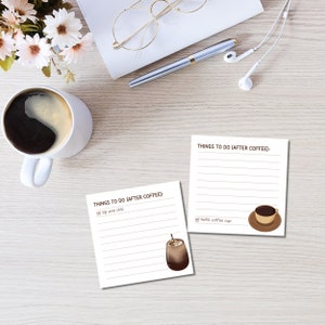 Coffee Printables, Coffee Printable Notepad ,coffee Lover Gift ...