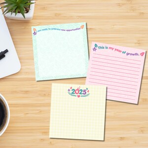 2025 Notepad, 2025 Memo, Printable Notepad, Kawaii Memo, New Year ...